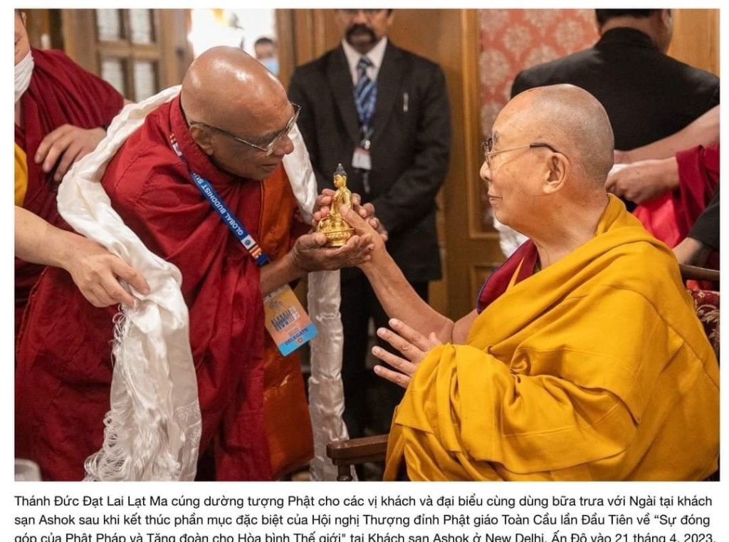 Đức Đạt Lai Lạt Ma quang lâm tham dự Hội nghị Thượng đỉnh Phật giáo ...